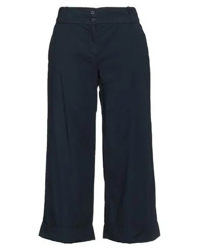 Rossopuro Solid Culottes With Folded Hem