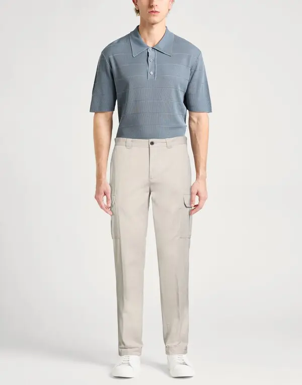 Incotex Cotton Gabardine Cargo Pants