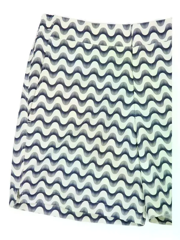 Frescobol Carioca Porto Wave-print Swim Shorts - White