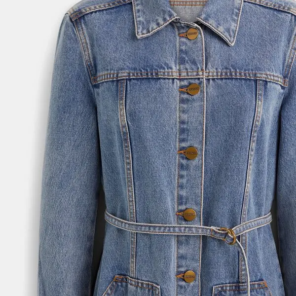 coach blue dress Coach Jacket in Classic Blue Classic Blue / XL main image 0