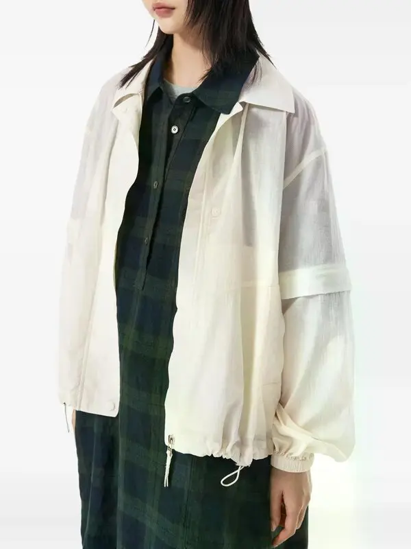 STUDIO TOMBOY Drawstring-hem Shirt Jacket