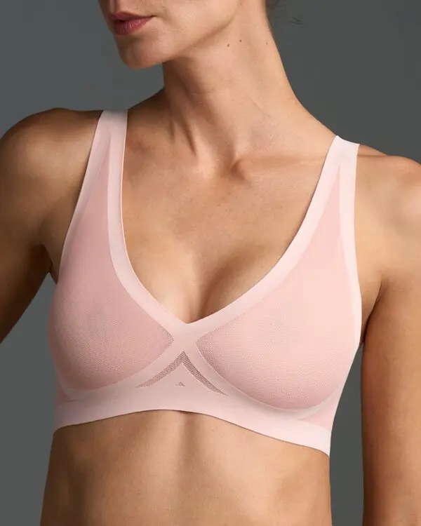 EBY Mesh Bralette, Seamless - Murex Shell