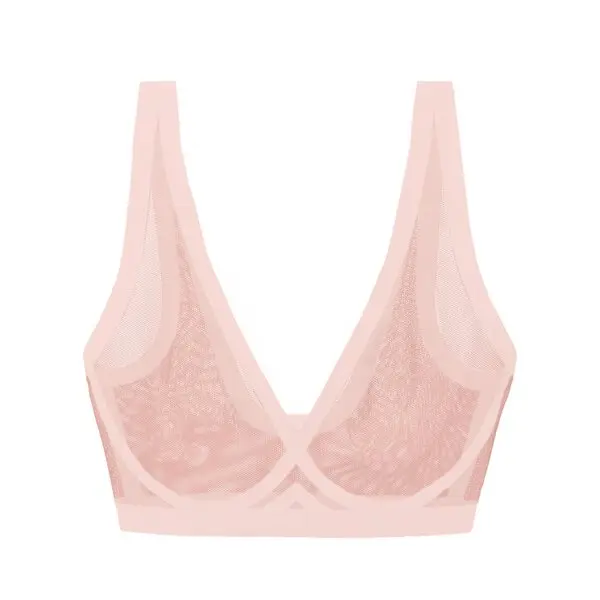 EBY Mesh Bralette, Seamless - Murex Shell
