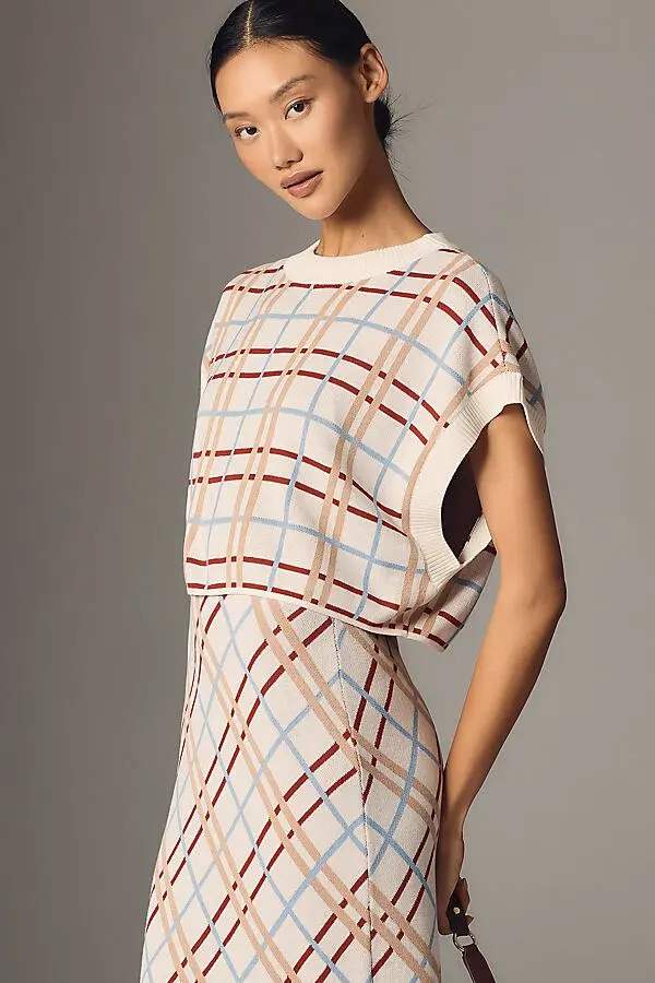 Maeve Two-piece Sleeveless Sweater Top And Dress