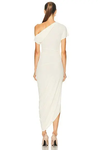 EAVES Lian Twist Midi Dress