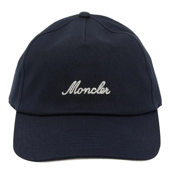 Moncler Embroidered Logo Baseball Cap - Blue