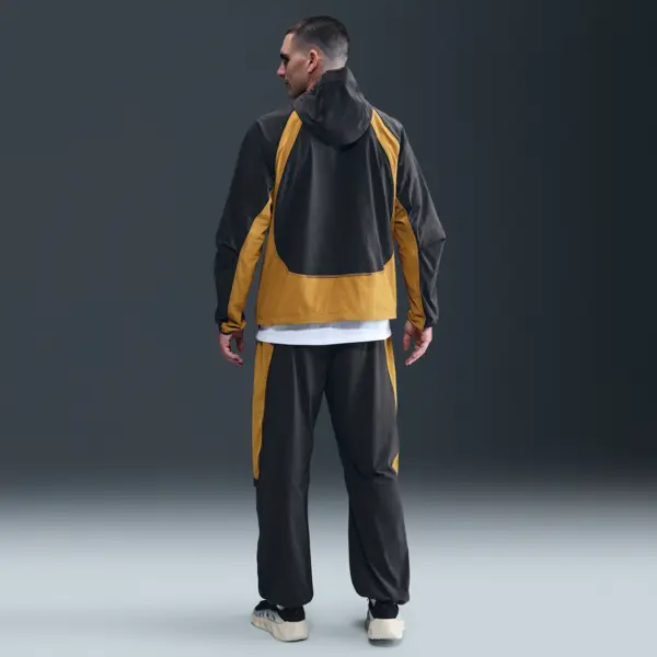 Nike Tech Dri-fit Woven Color-block Oversized Pants