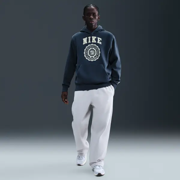 Nike Club Pull-over Fleece Hoodie - Blue