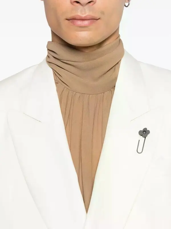 LARDINI Double-breasted Blazer - Neutrals