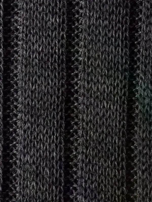 Prada Ribbed Knit Socks - Grey