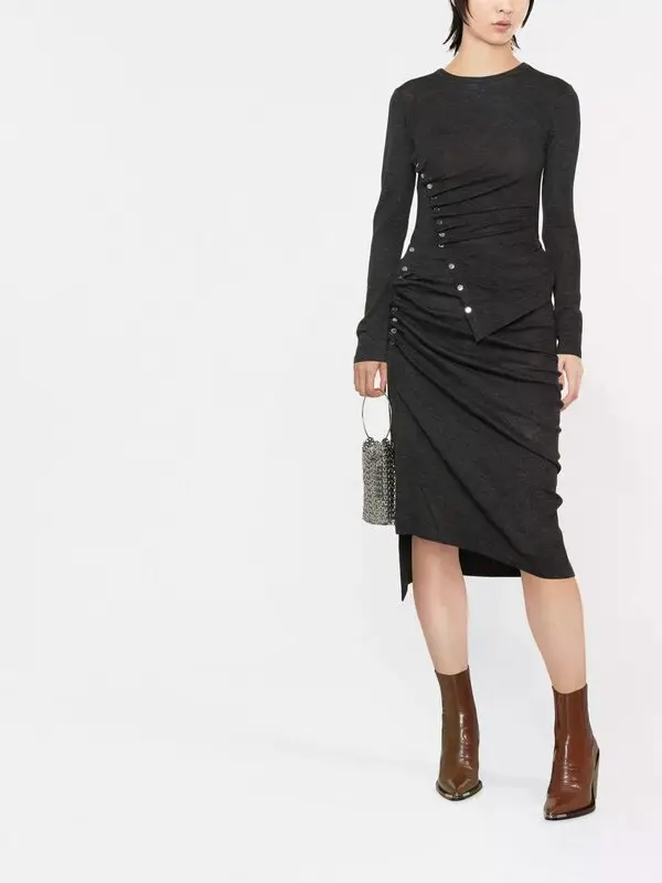 Rabanne Midi Pencil Skirt