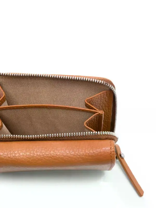 GIANNI CHIARINI Grained-leather Zip Wallet