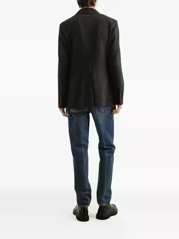 Dolce & Gabbana Pinstriped Single-breasted Blazer - Grey