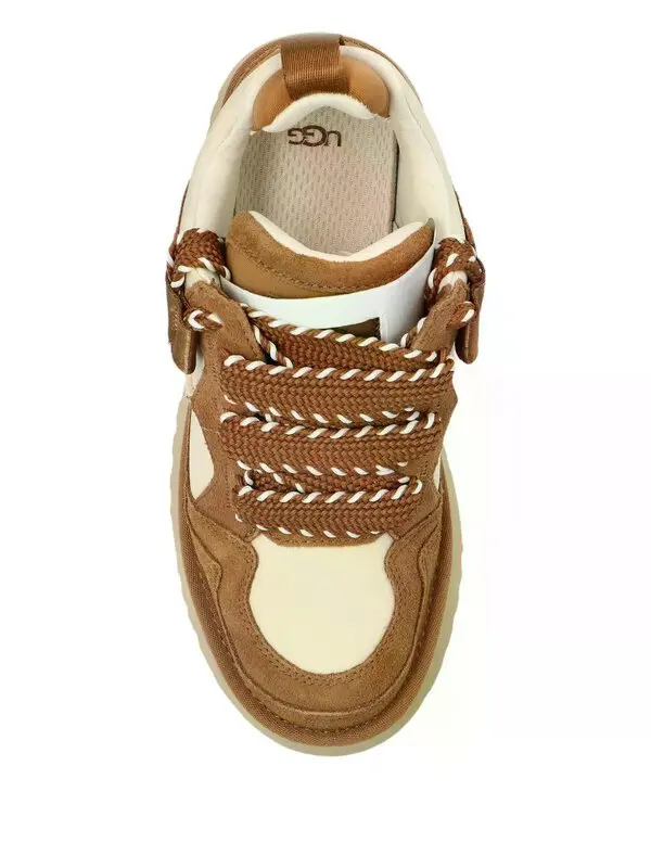 UGG Astromel Platform Lace-up Sneakers - Brown