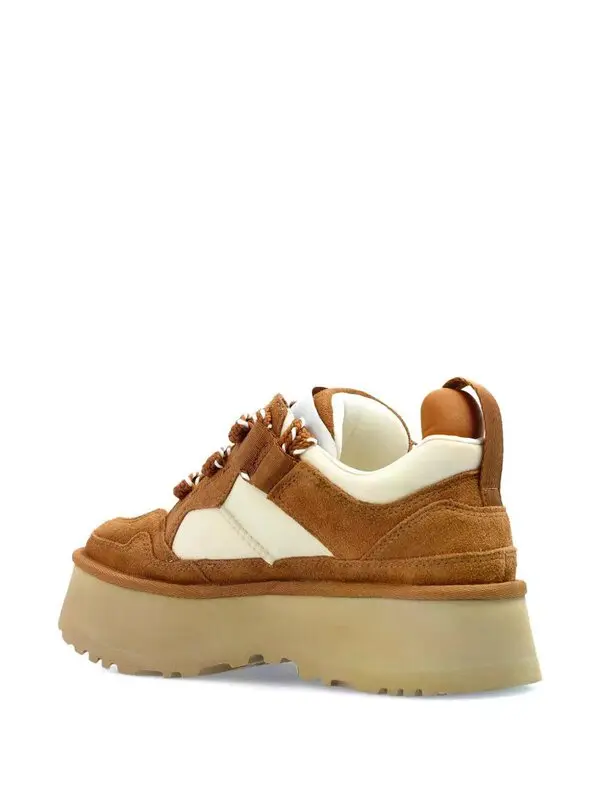 UGG Astromel Platform Lace-up Sneakers - Brown