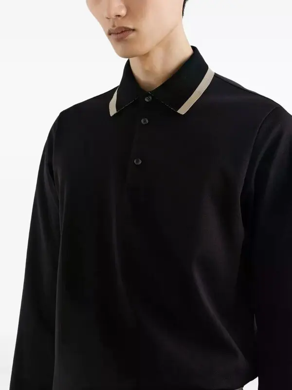 Dolce & Gabbana Long-sleeved Polo Shirt