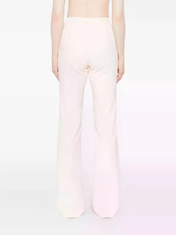 Elisabetta Franchi Button Detailed Flared Trousers - Neutrals