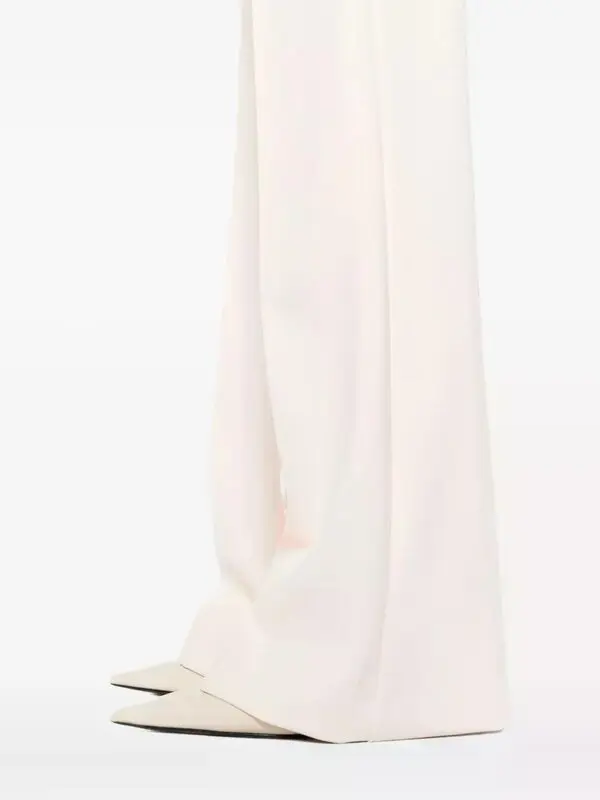 Elisabetta Franchi Button Detailed Flared Trousers - Neutrals