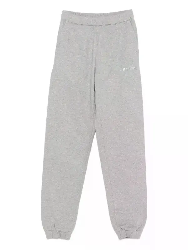 Attico Embroidered Logo Cotton Track Pants