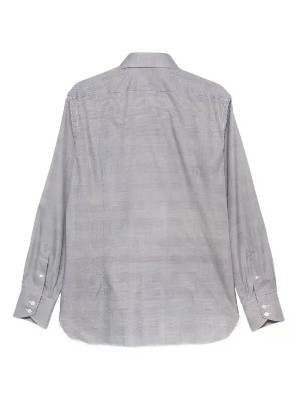 TOM FORD Checked Cotton Shirt - Black