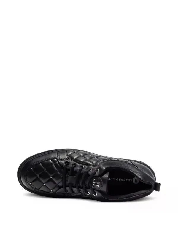 LEANDRO LOPES Ezio Quilted-pattern Sneakers