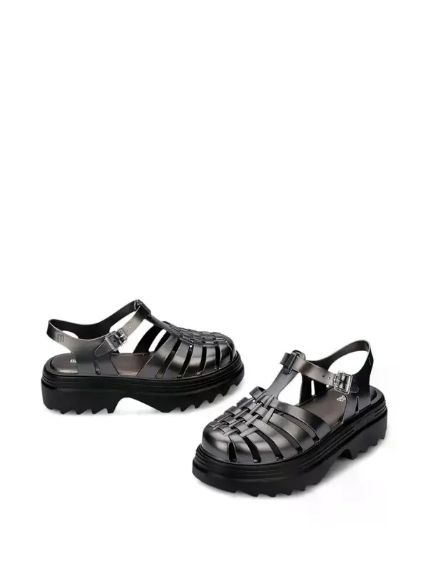 Melissa Platform Cage Sandals - Black