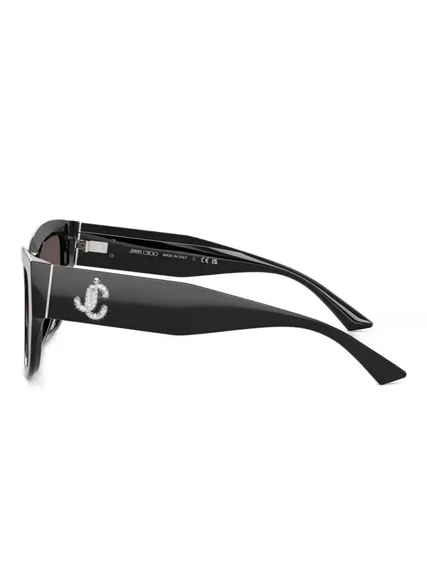 JIMMY CHOO Crystal-embellished Cat-eye Sunglasses