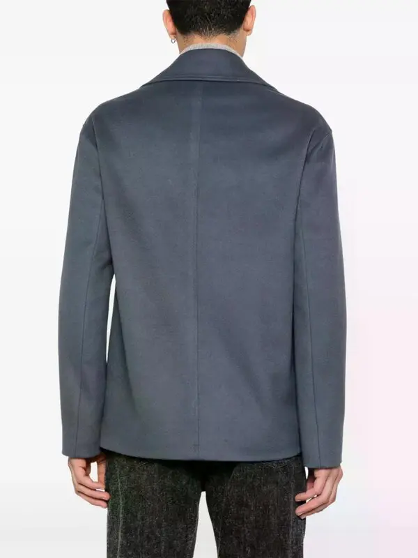 LARDINI Double-breasted Blazer With Gold-tone Buttons