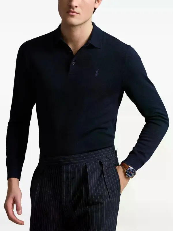 Polo Ralph Lauren Long-sleeved Wool Polo Shirt