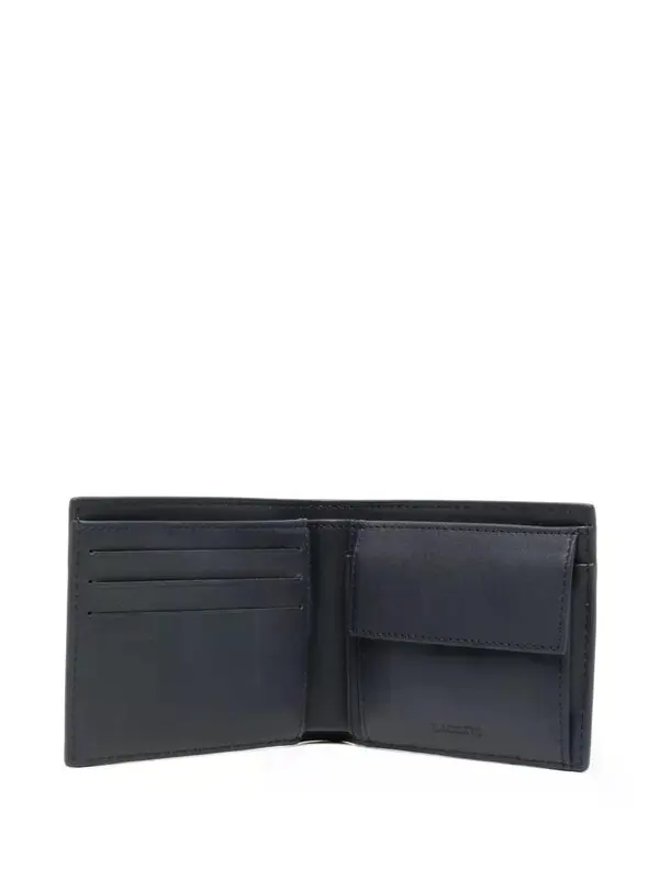 Lacoste Logo-plaque Leather Wallet