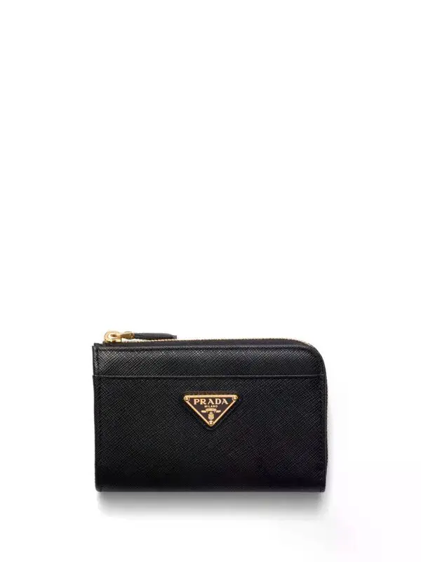Prada Saffiano Leather Keychain - Black