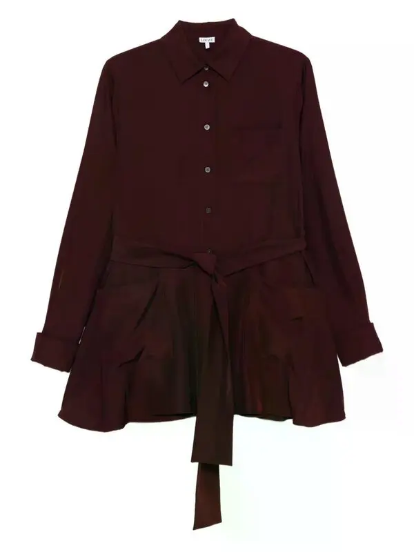 Loewe Belted Pocket Shirt Top