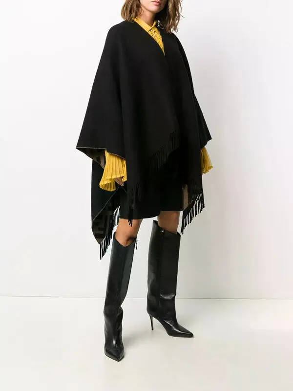 Fendi Monogram Pattern Cape