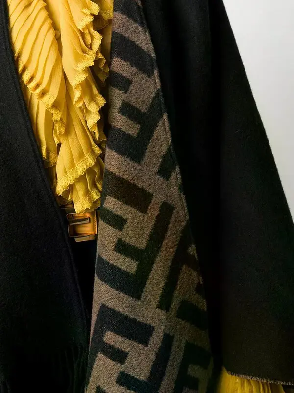 Fendi Monogram Pattern Cape