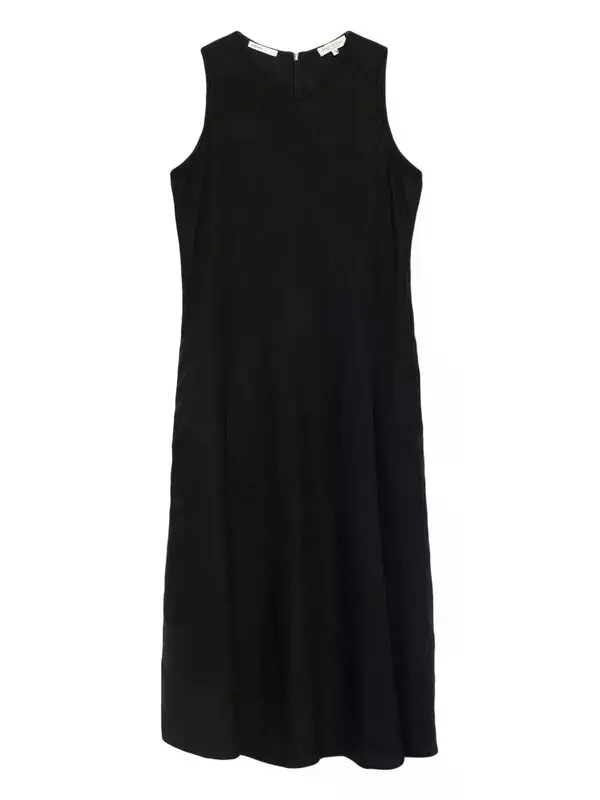 Marc O'polo Sleeveless Flared Linen Dress - Black
