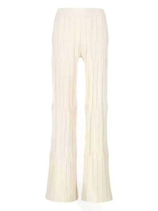 MRZ Pleated Flared Trousers