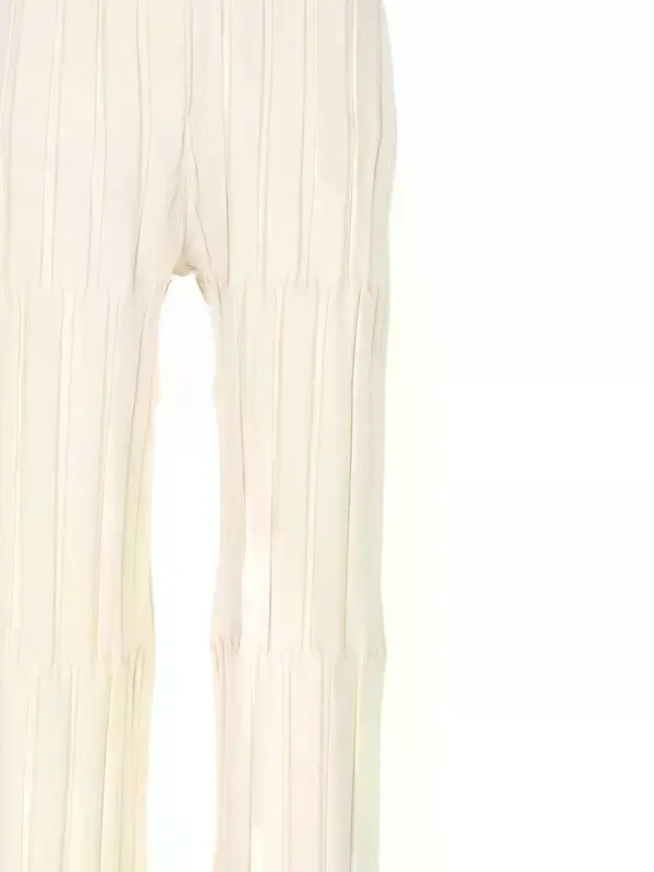 MRZ Pleated Flared Trousers