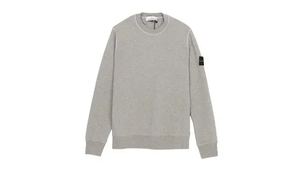 Stone Island Logo Sweatshirt - Gray