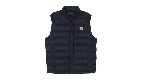 Moncler Bart Padded Vest - Navy Blue