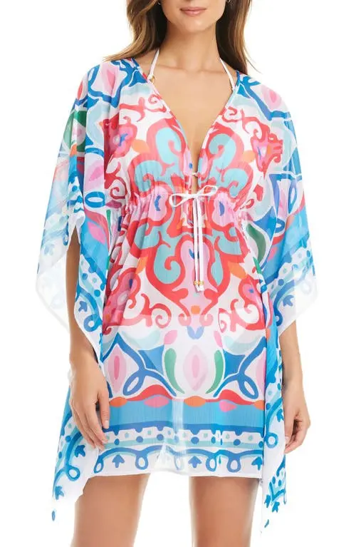 BLEU BY ROD BEATTIE Print Cover-up Dress - Pink Multi