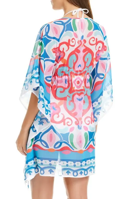 BLEU BY ROD BEATTIE Print Cover-up Dress - Pink Multi