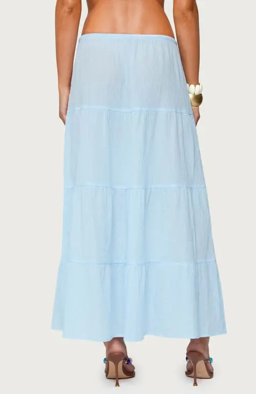 EDIKTED Cotton Maxi Skirt