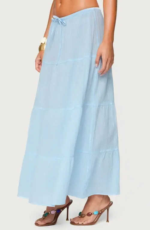 EDIKTED Cotton Maxi Skirt