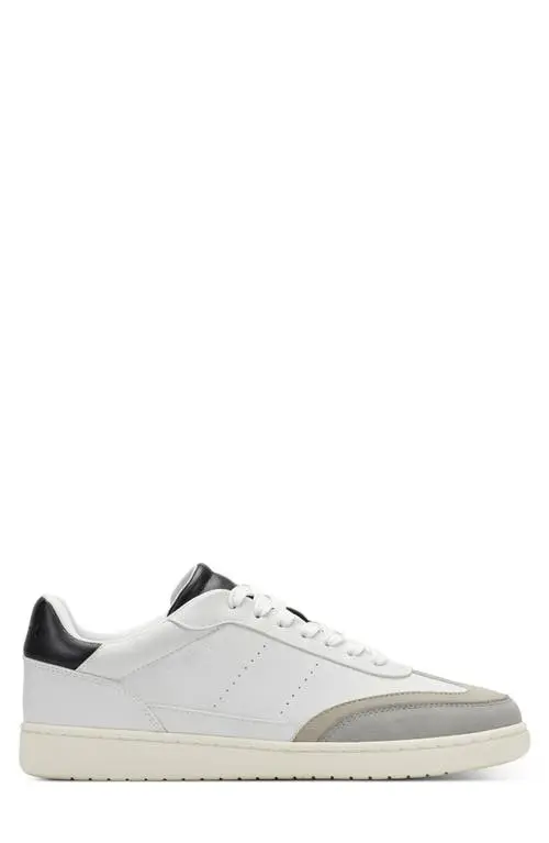 KENNETH COLE Elliot Lace Up Sneakers - White/grey/black