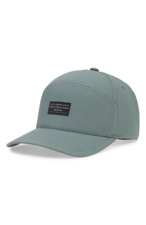 Travis Mathew Wanderlust Snapback Baseball Cap - Balsam Green