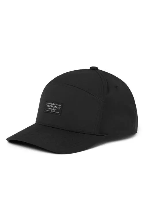 Travis Mathew Wanderlust Snapback Baseball Cap - Black