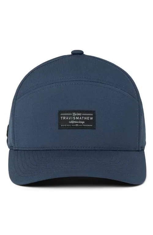 Travis Mathew Wanderlust Snapback Baseball Cap - Mood Indigo