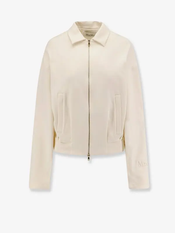 Max Mara Argenta Silk And Cotton Sweatshirt