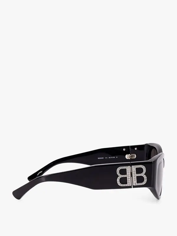 Balenciaga Acetate Cat Eye Sunglasses With Logo