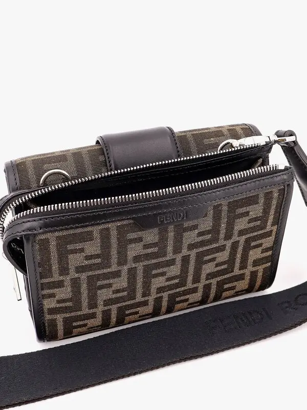 Fendi Baguette Double Jacquard Shoulder Bag